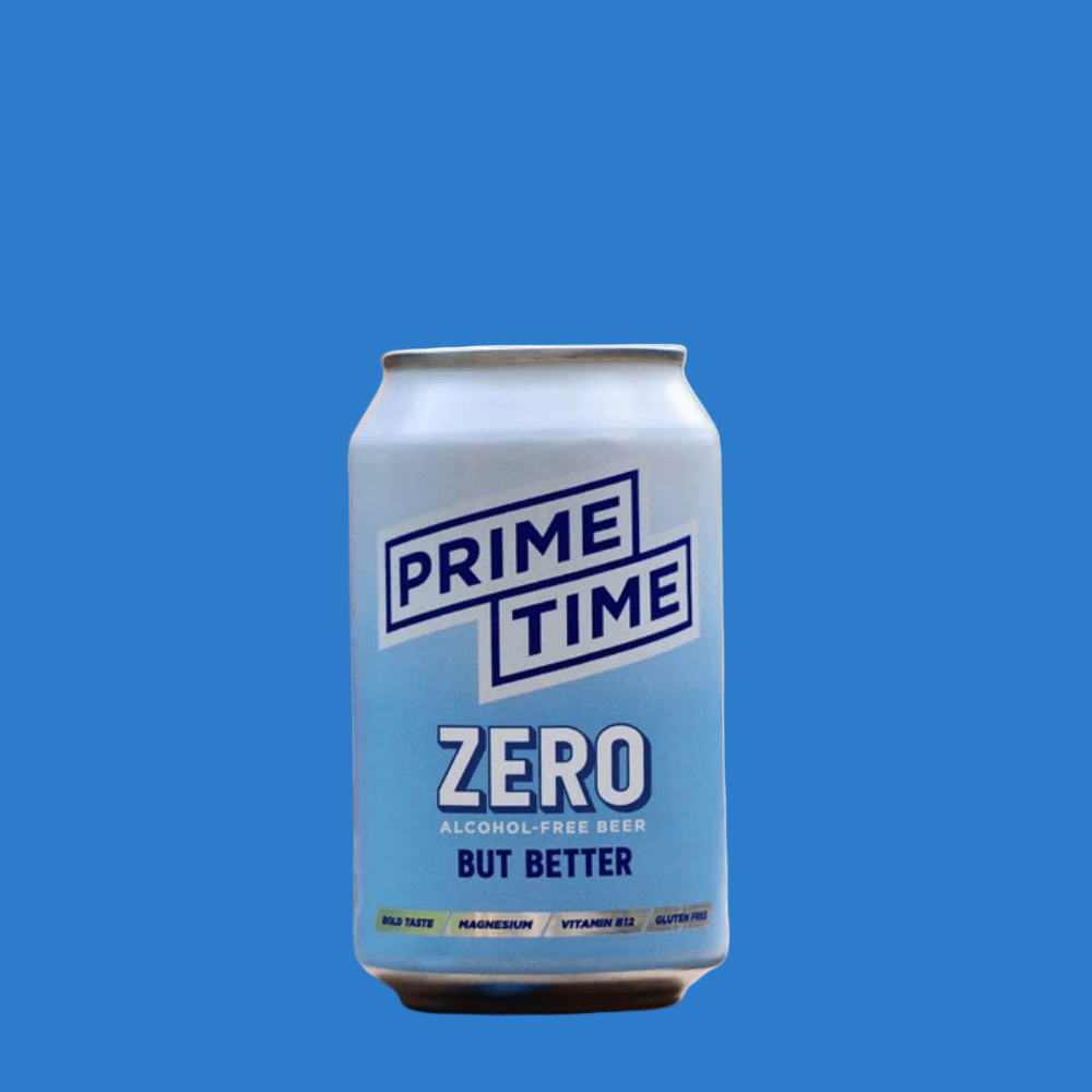 Prime Time 'Zero' Alcohol Free Lager (0.5% ABV) – Wise Bartender